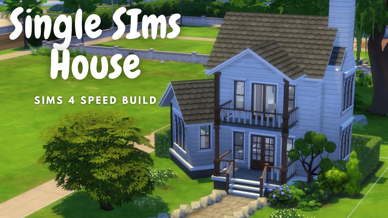 Single House Sims 4 Speed Build! | No CC - YouTube