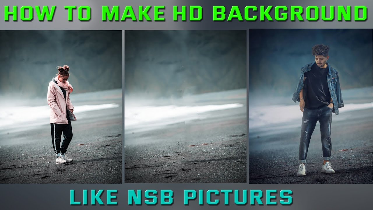 How to make hd background - Photoshop cc background make tutorial / NSB ...
