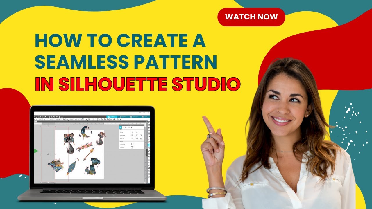How to Create a Seamless Pattern in Silhouette Studio | Manny Maker #howto #create # ...