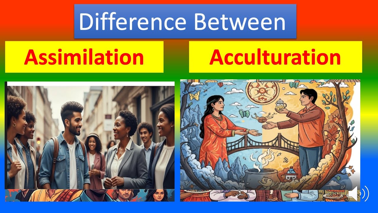 Differences Between Assimilation and Acculturation - YouTube