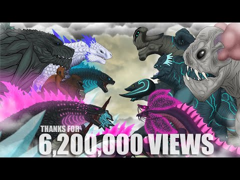 Shimo, Kong vs Pacific Rim Full PART : And  Godzilla Video Monster Animation Compilation