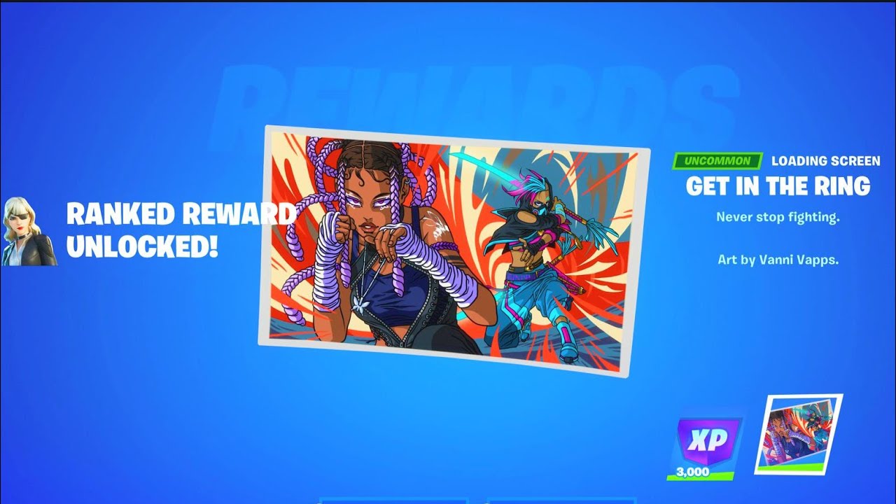 You Can Get This Free Get in The Ring Loading Screen For Free in Ranked ...