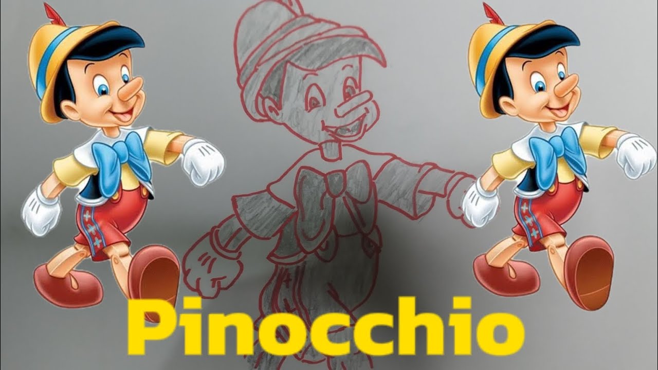 Cara menggambar Pinocchio - YouTube