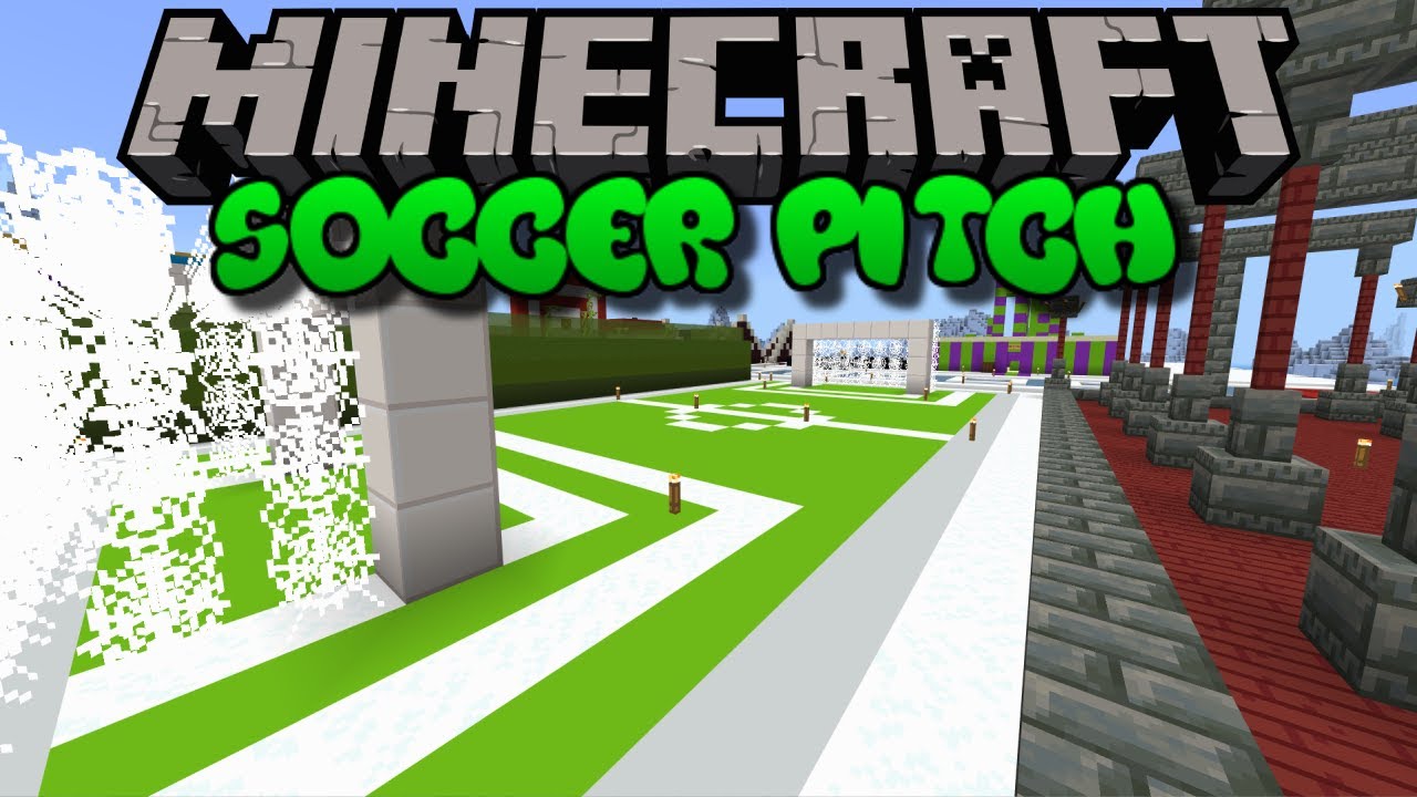 Minecraft - Soccer Pitch #125 - YouTube