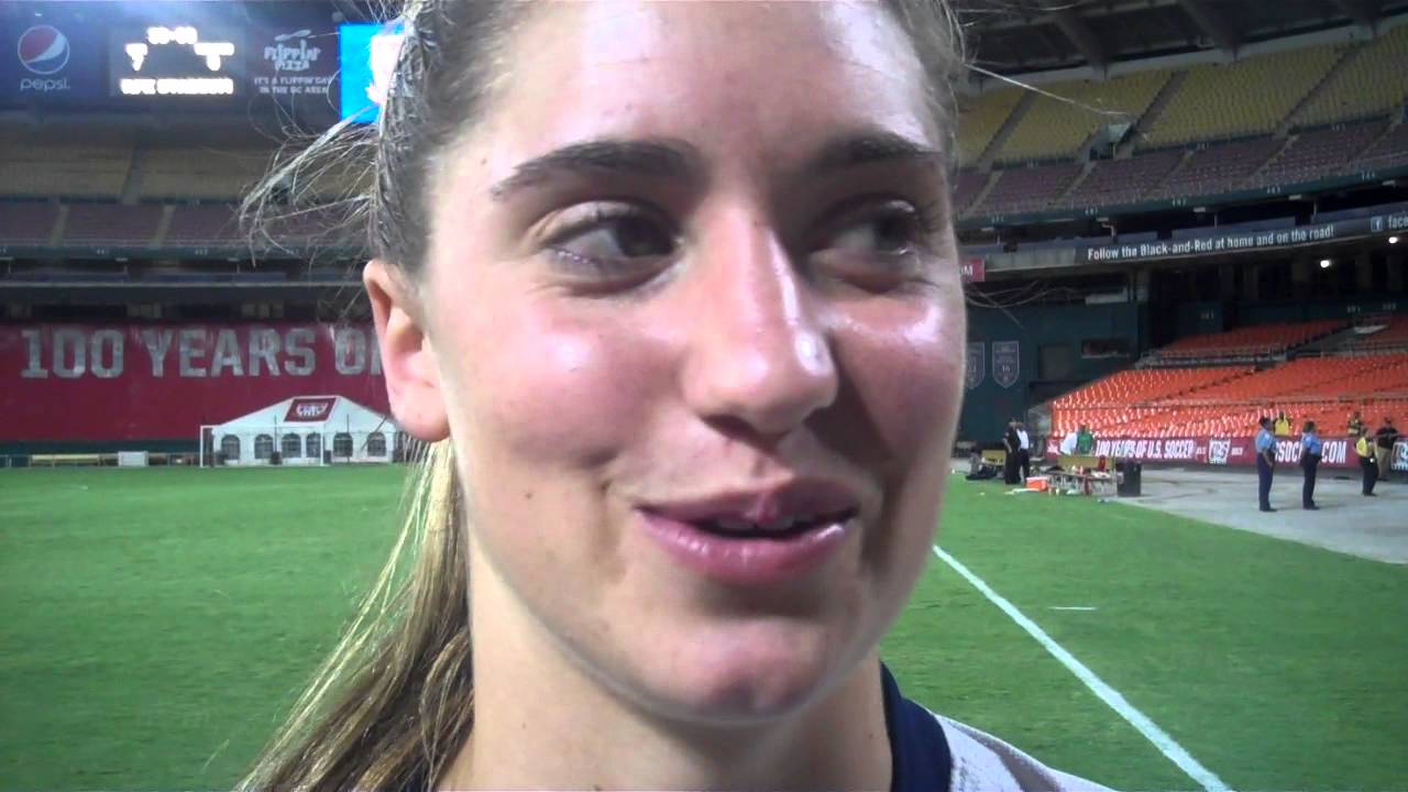 Morgan Brian (Postgame - USWNT Sept. 3) - YouTube