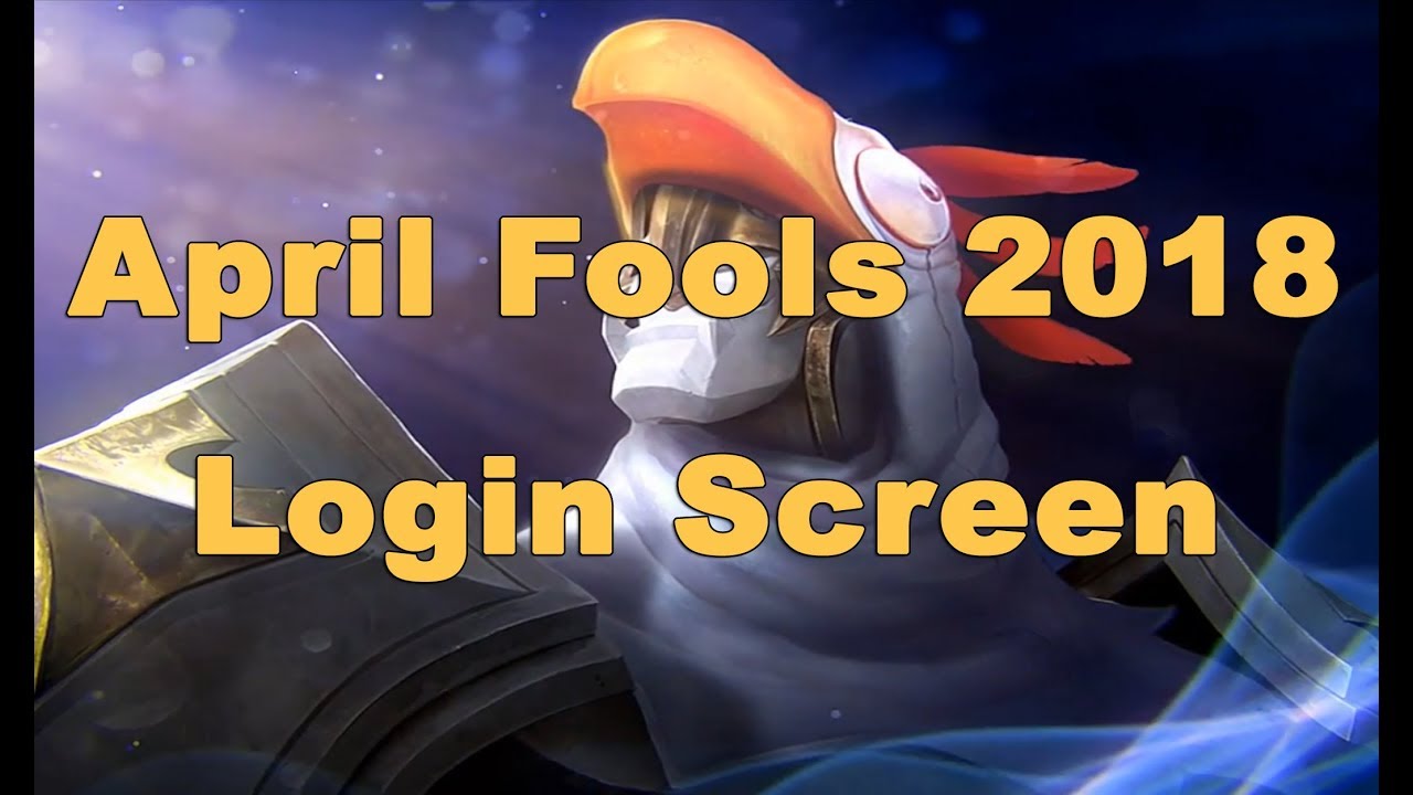 April Fools 2018 Login Screen - League of Legends - YouTube