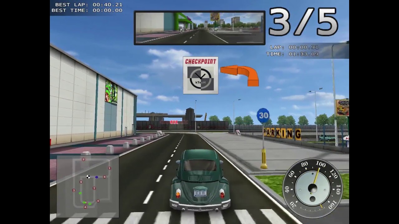 Bug Mania gameplay on Supermarket with razor-bug car - YouTube