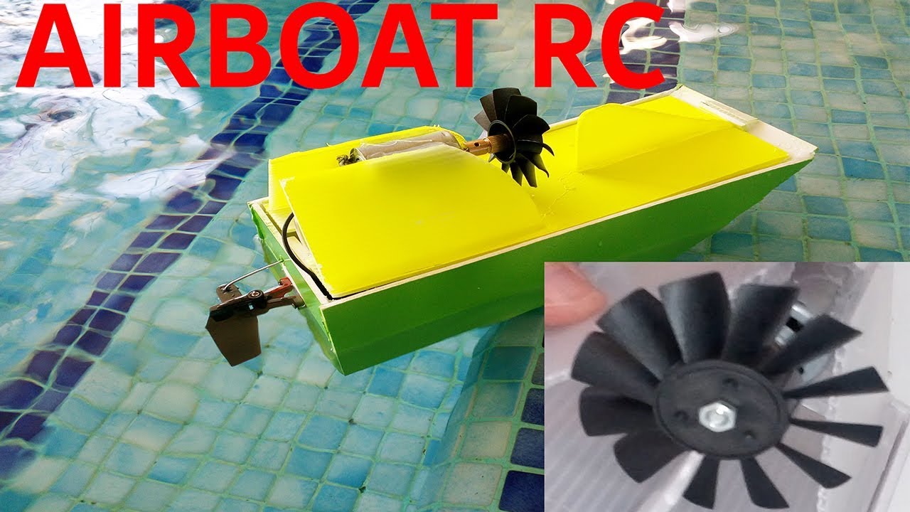 HOW TO MAKE AN AIRBOAT RC - YouTube