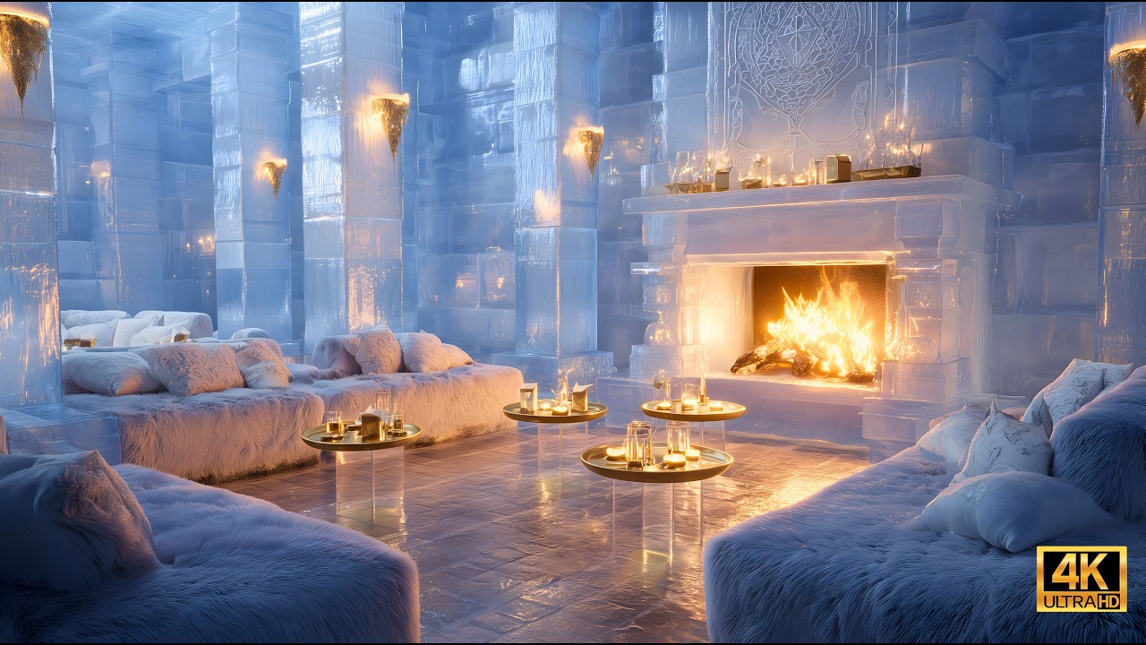 Ice Winter Palace – A 4K Cinematic Dreamscape into Frozen Elegance ...