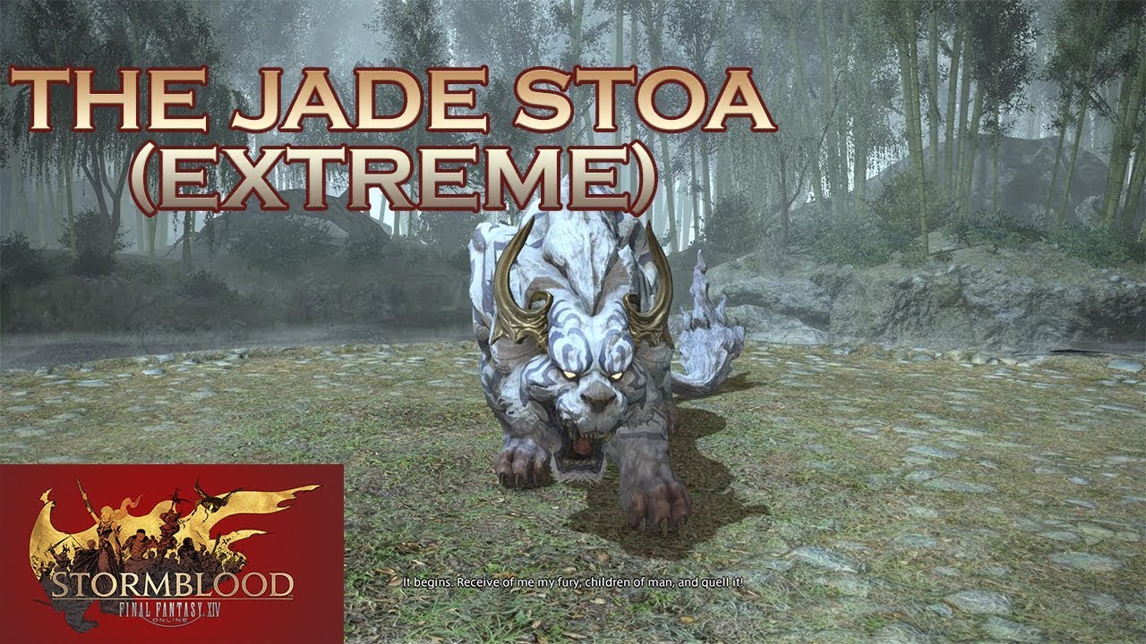 The Jade Stoa (Extreme) SCH POV - Final Fantasy XIV Stormblood - YouTube