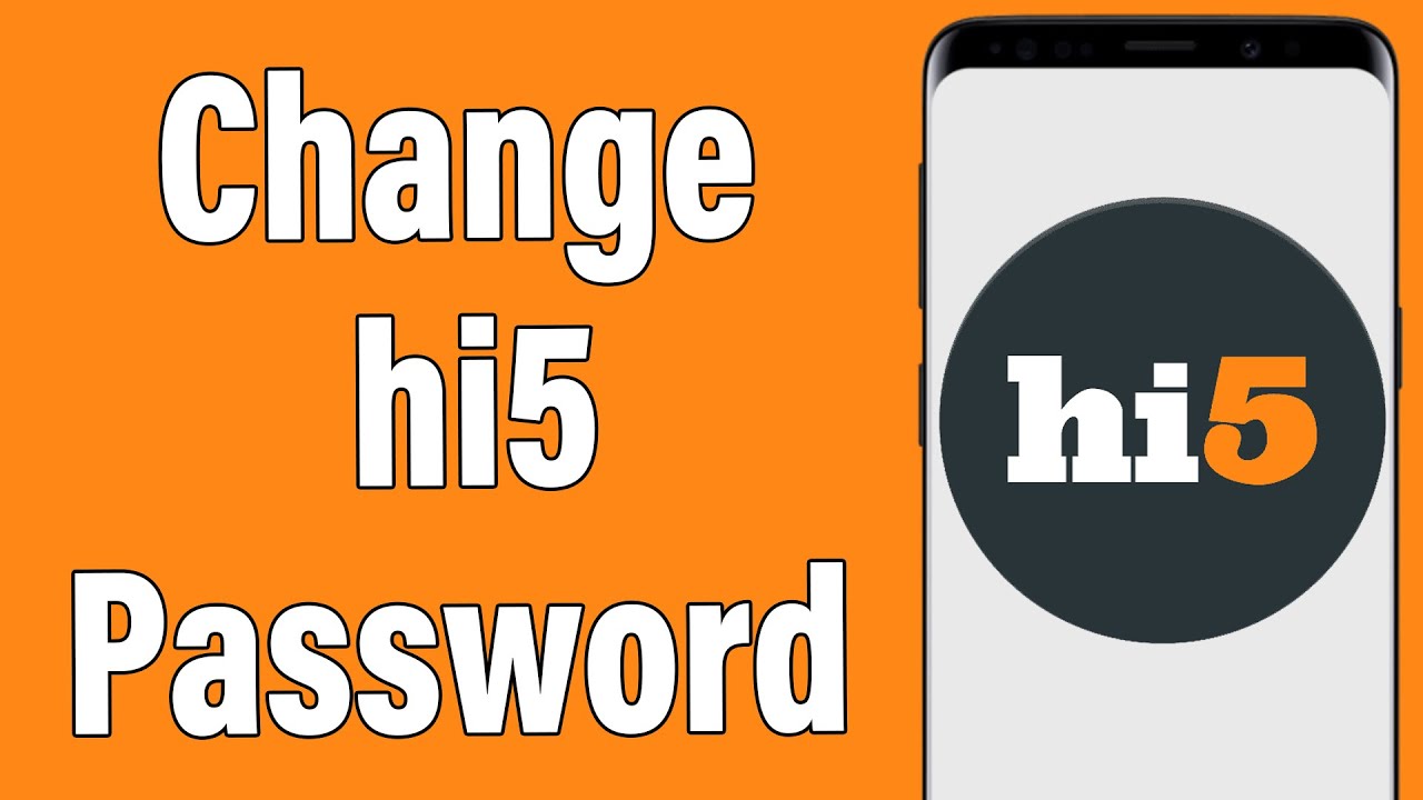 How To Change hi5 Password 2021 | hi5 Account Password Change Help ...