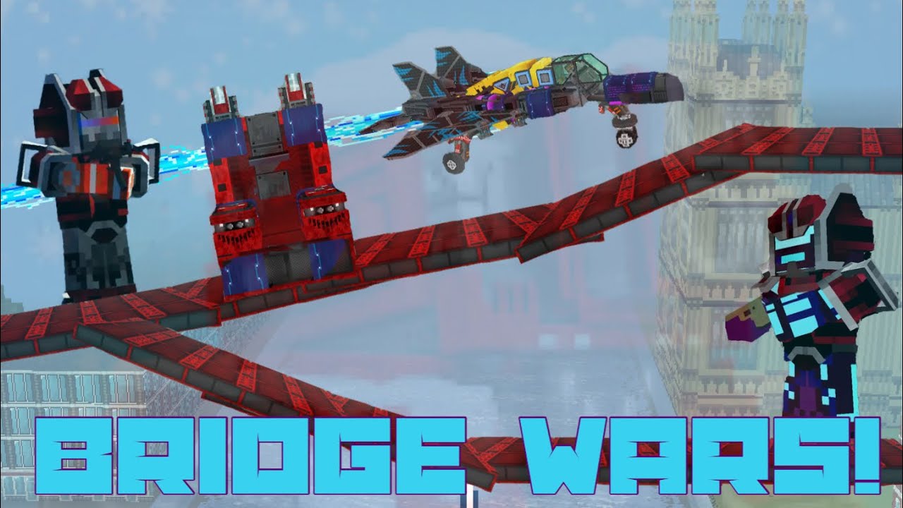BRIDGE WARS ! Blocky Cars Online Bridge GAMEPLAY! [300 Sub Special ...