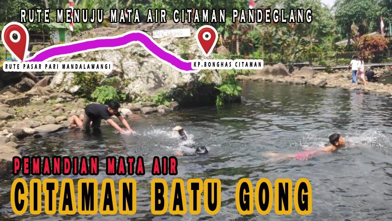Rute Menuju Pemandian Citaman Batu Gong dari Mandalawangi || Mata Air ...