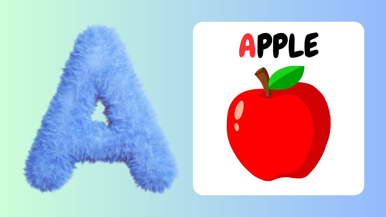 Learn The Alphabets For Toddlers | Simple ABCs | Colorful Flash Cards ...