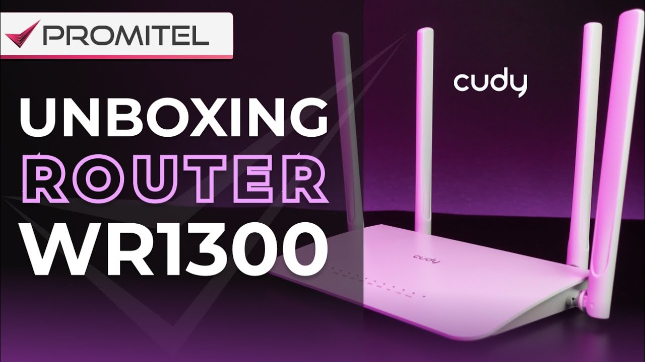UNBOXING Cudy WR1300 - wydajny i budżetowy router! #tosiekameruje - YouTube