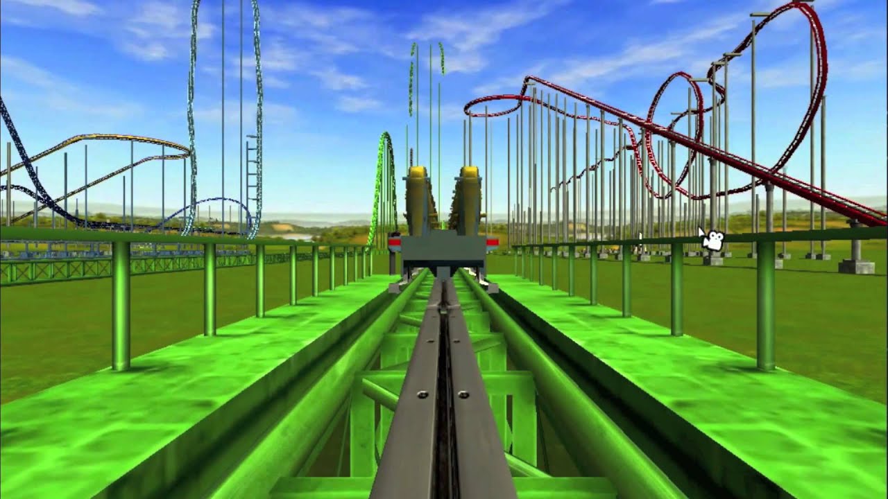 Kingda ka RCT3 Recreation - YouTube