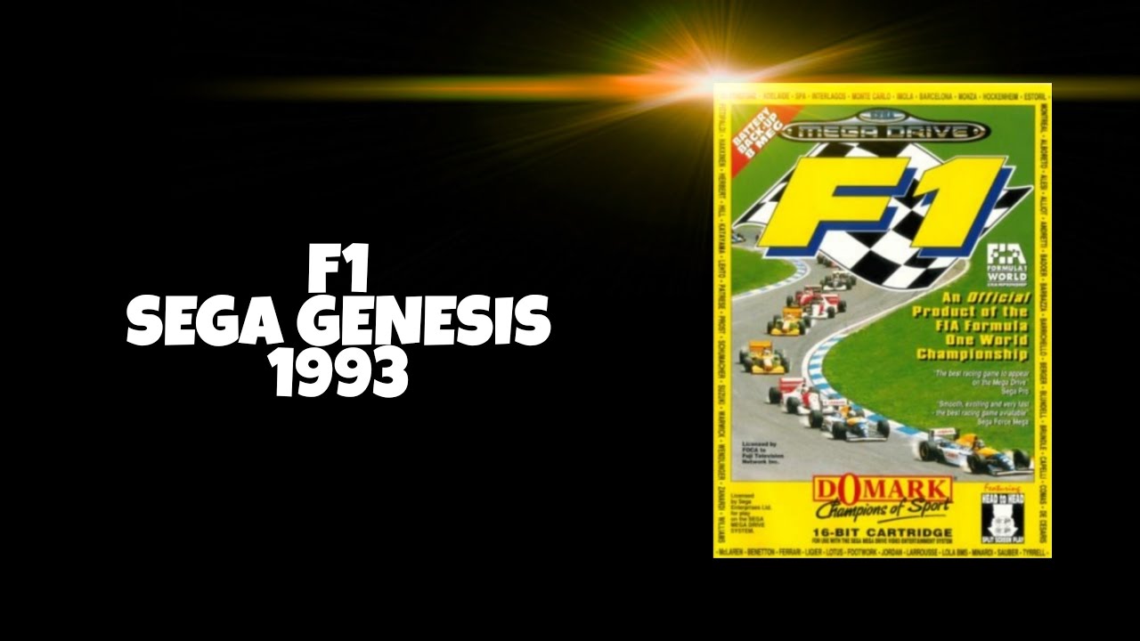 F1 (SEGA MEGA DRIVE - 1993) - YouTube