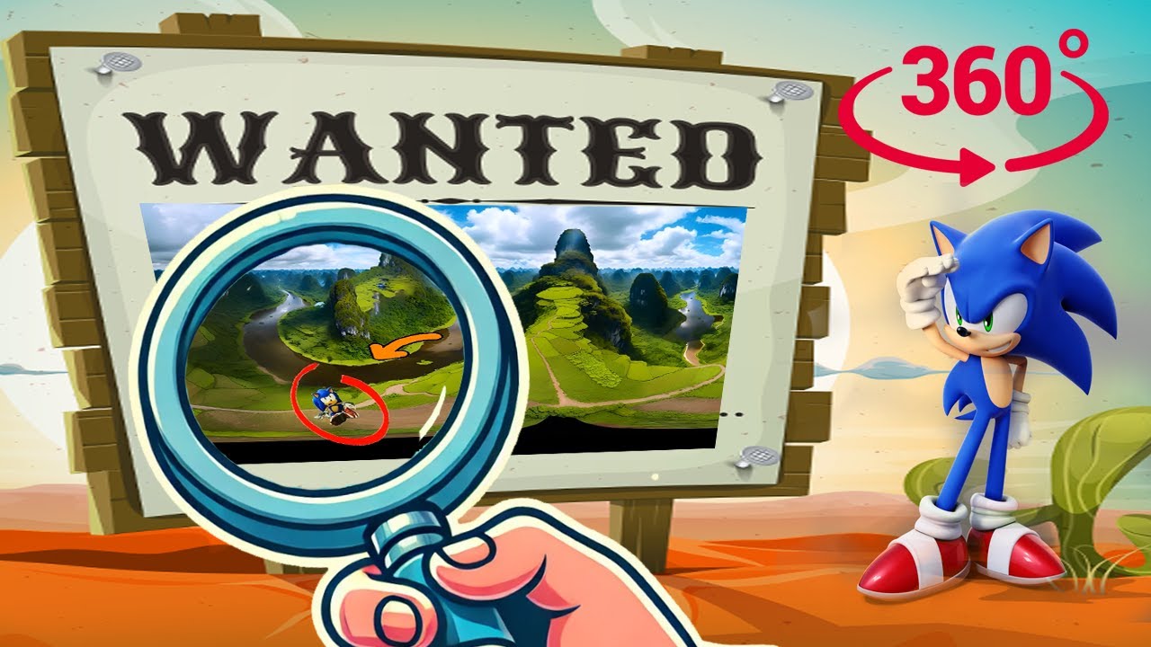 Find Knuckles Knuckles Shin Sonic Tapes Finding Challenge 360º VR Video Vivid 360VR - YouTube
