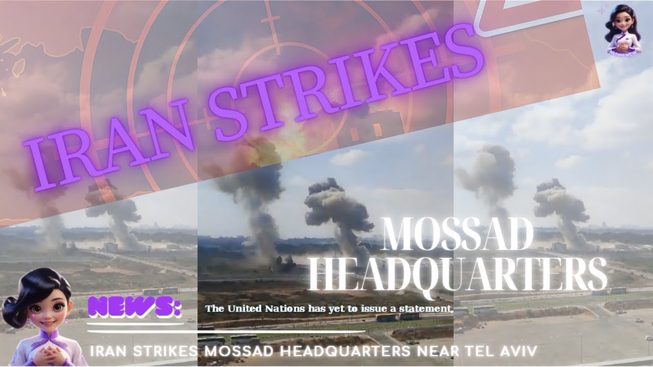Iran Strikes Mossad HQ in Israel | HQ Ablaze Despite Air Defenses ...