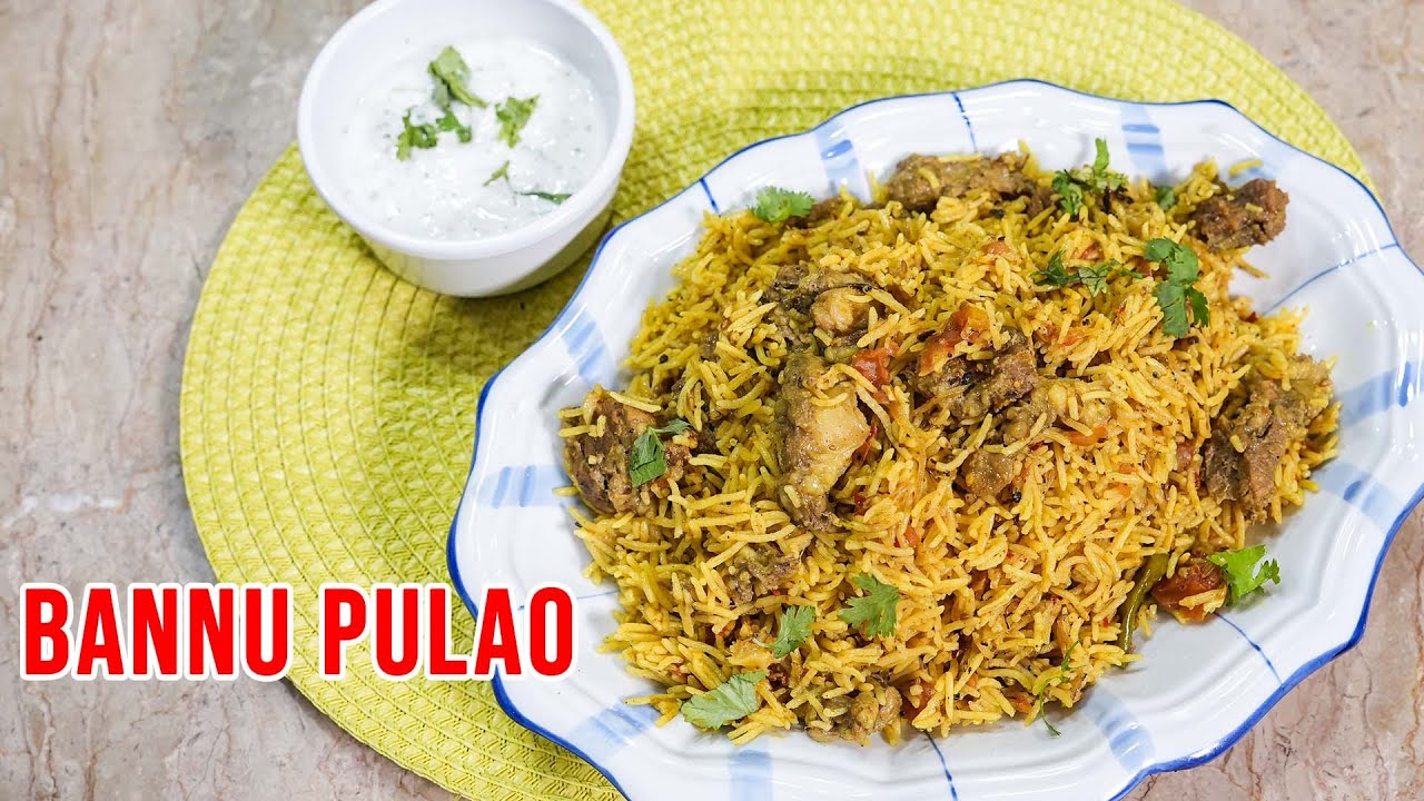 Bannu Pulao 🍖🍚🔥 | Traditional Pashto Style Pulao Chef Rida Aftab - YouTube