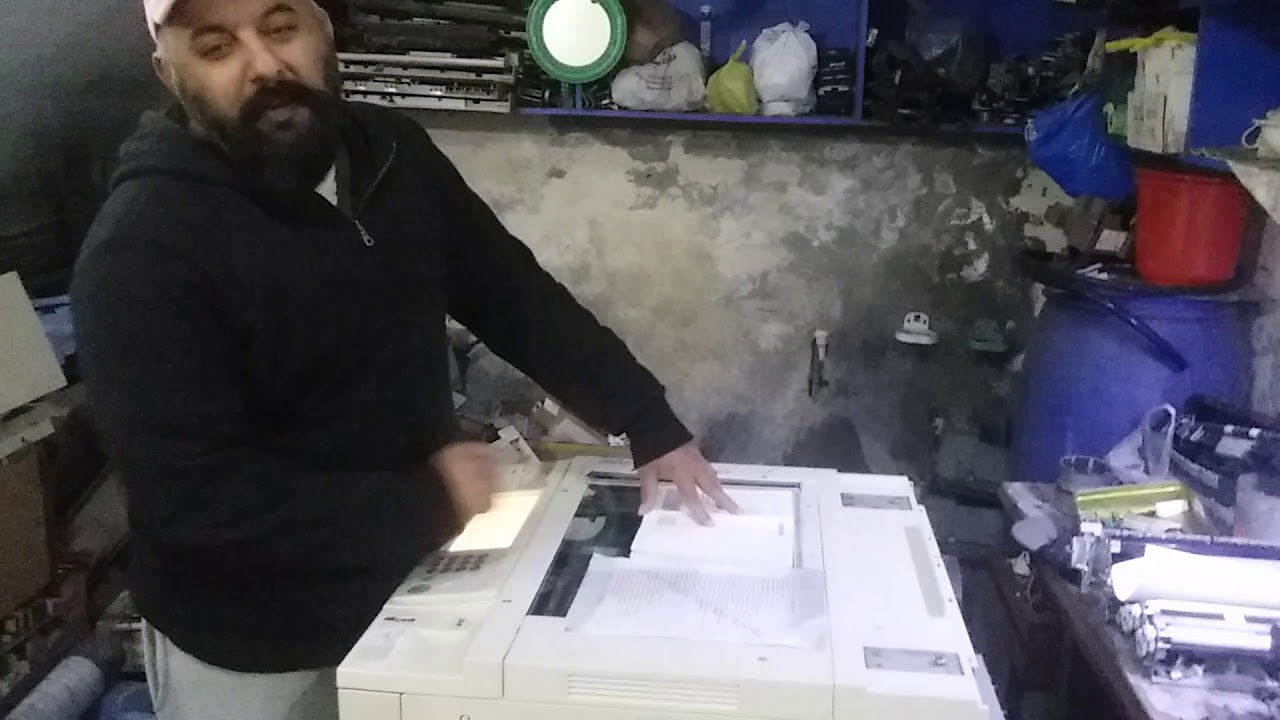 how to book copy in copier machine - YouTube