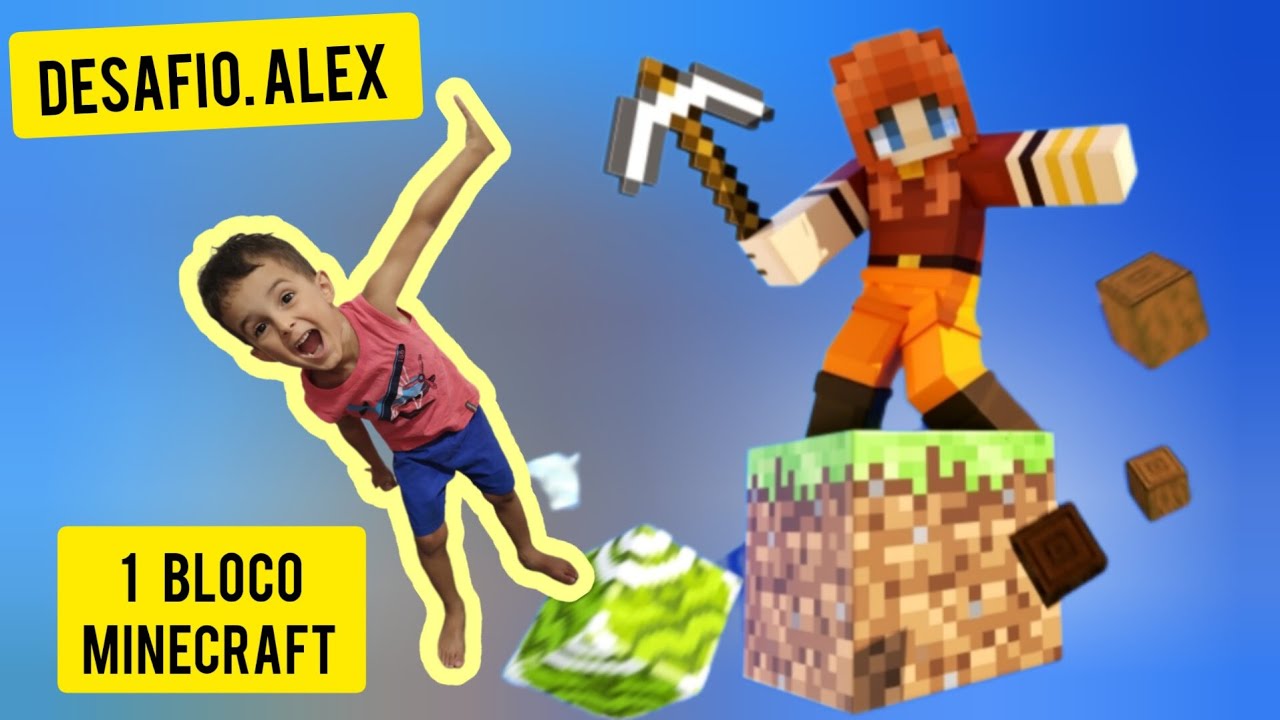 MINECRAFT DESAFIO DA ALEX 1BLOCO| ALEX NO MINECRAFT| DESAFIO ( SECRETO ...
