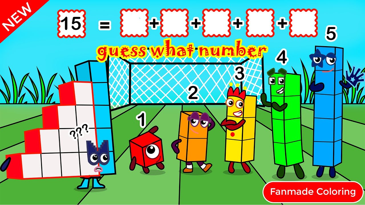 Numberblocks 15 is generated from which Numberblocks | Fanmade Coloring ...
