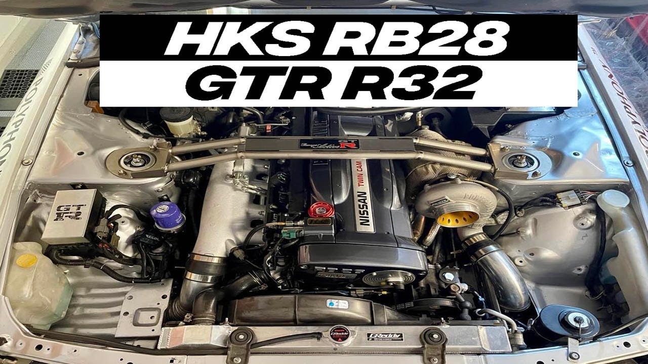 GTR RB28 HKS crate motor on dyno - YouTube