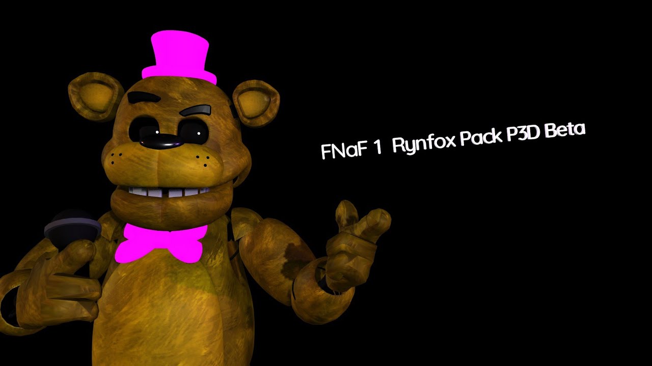 FNaF 1 Rynfox Cancelled Pack Donwload P3D 2.0 - YouTube
