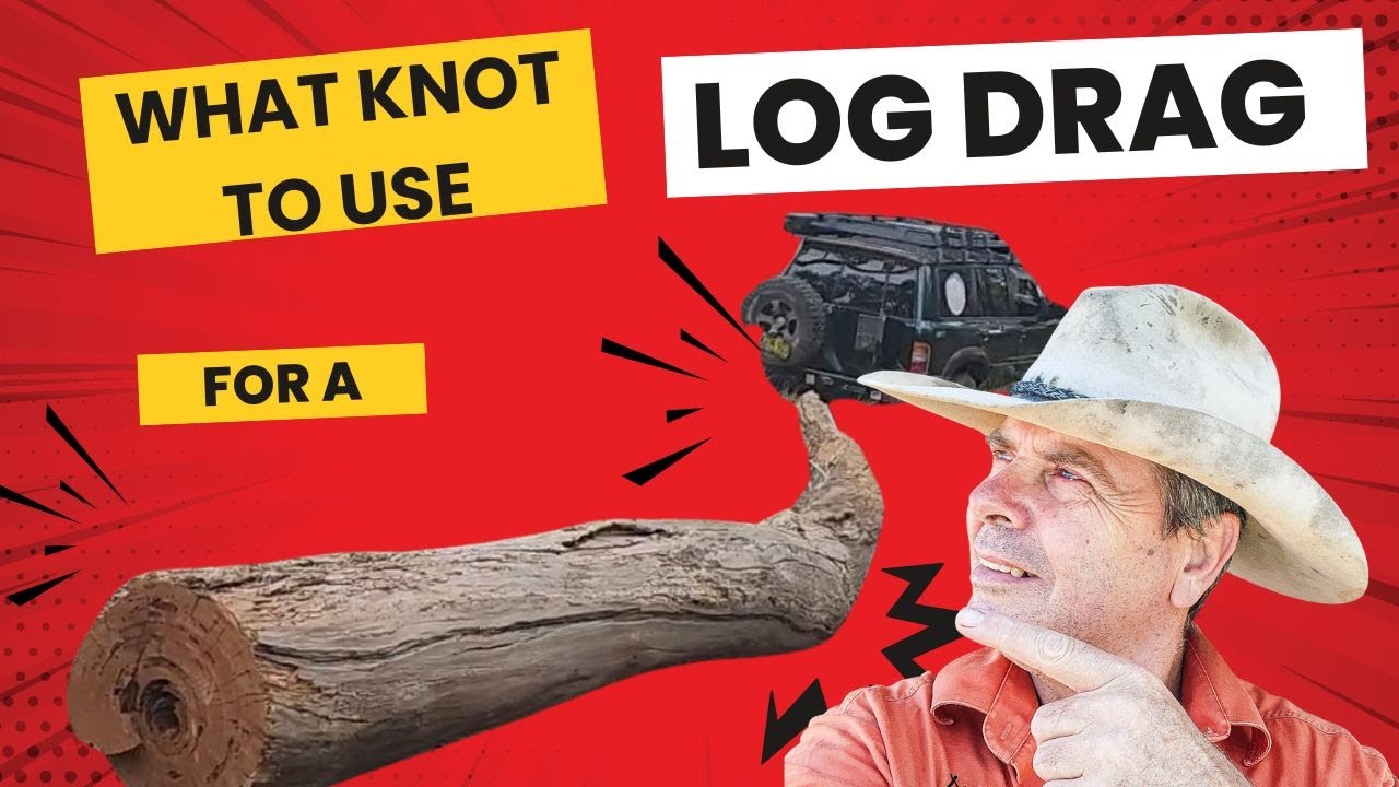 How to Drag a Log Using Rope and Basic Knots - YouTube