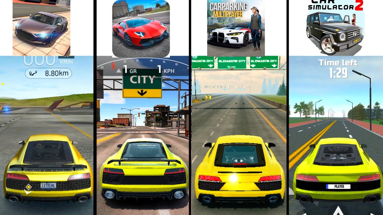 Audi R8 Comparison in Extreme Car Driving, Ultimate Car Driving, Car ...