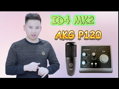SOUND CARD ID4 MK2 - MIC AKG P120 - YouTube