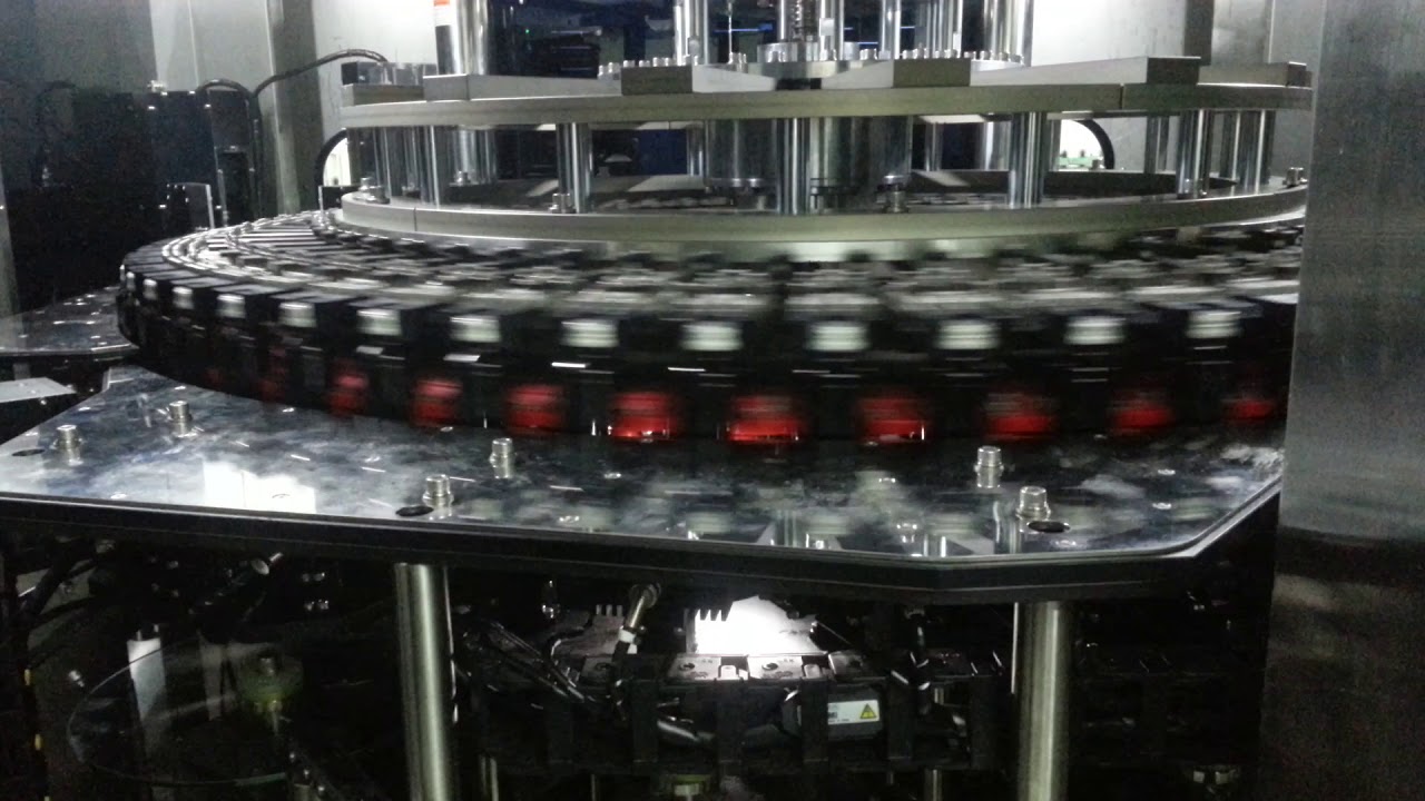 [P&S 테크놀러지]유리 충진병 검사기_Filled glass bottle inspection machine - YouTube