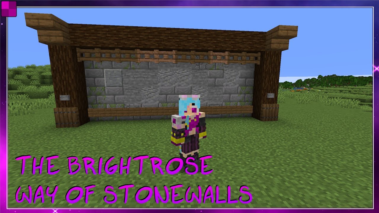 Minecraft Building, Remake the World - BrightRose Stone Walling - YouTube