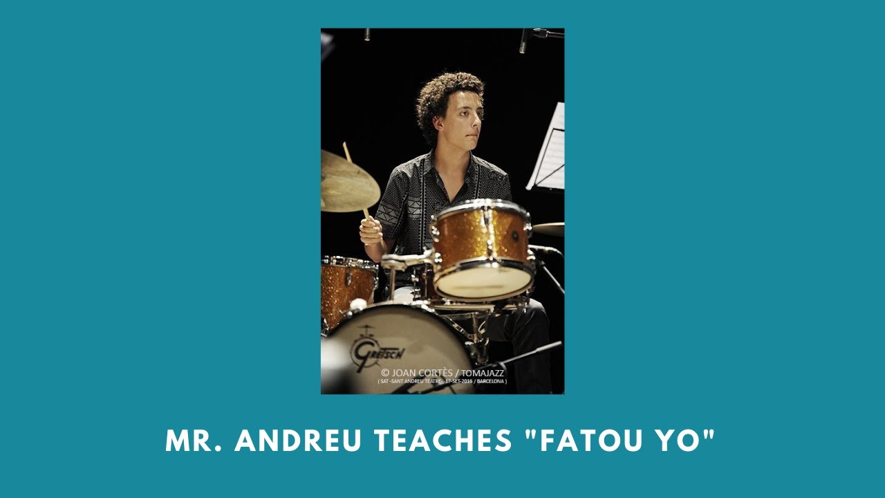 Mr. Andreu teaches "Fatou Yo" - YouTube