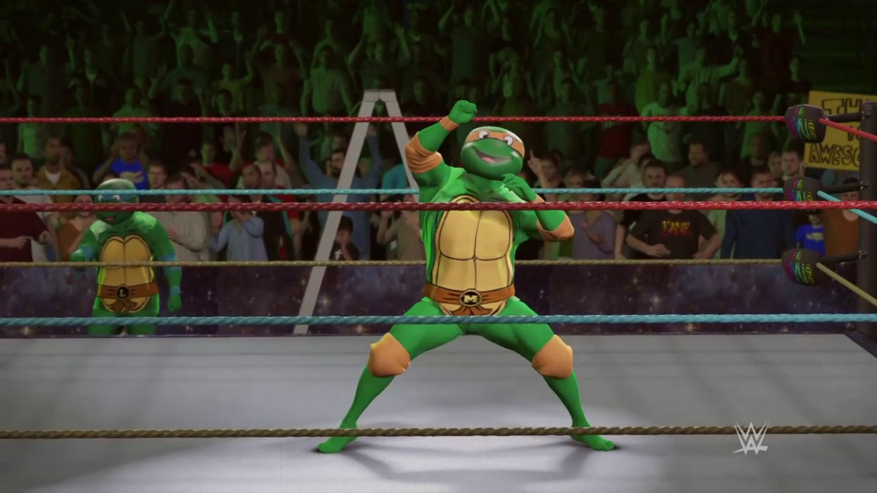 TURTLEMANIA: The Teenage Mutant Ninja Turtles Fight it out - YouTube