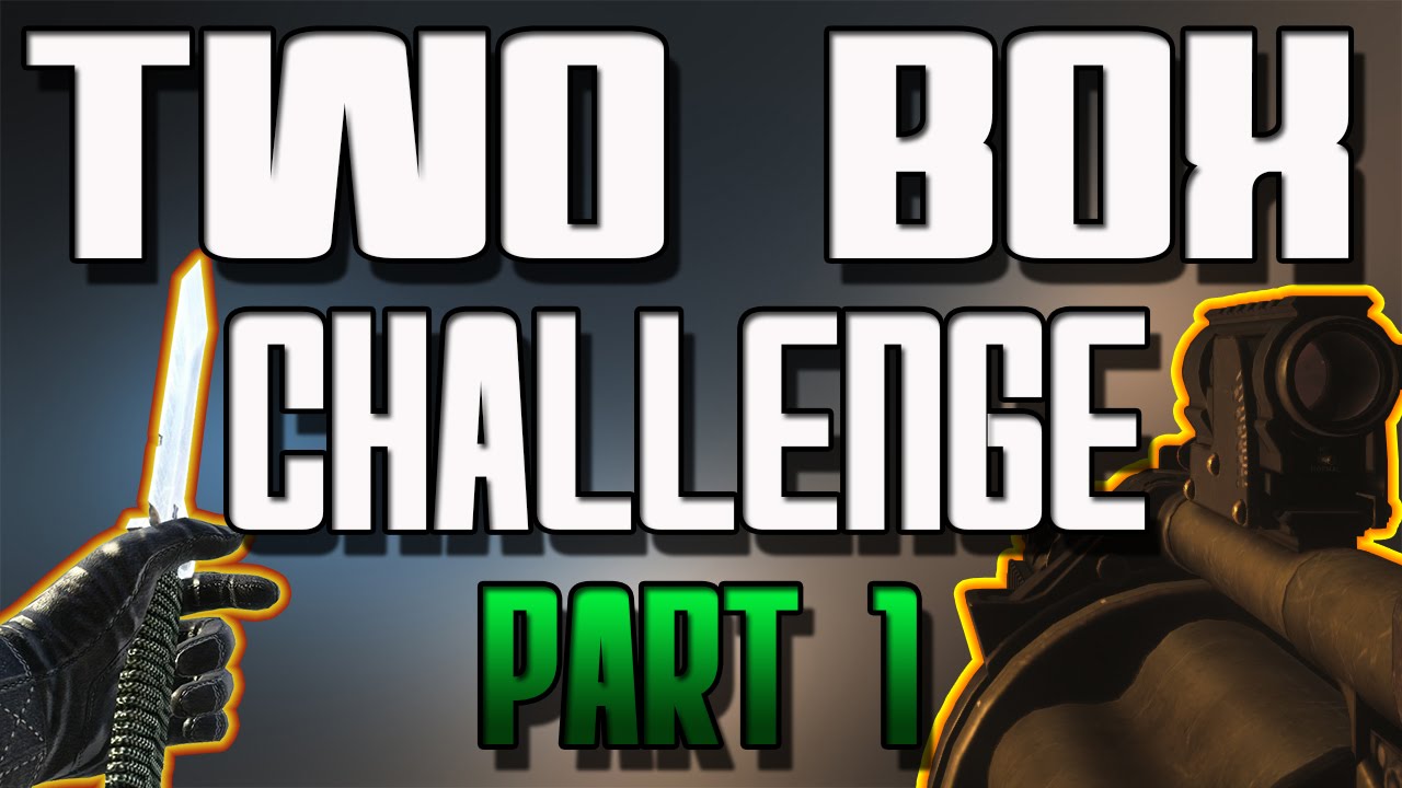 "Black Ops 2 Zombies" ★ TWO BOX Challenge on Town (Part 1) - YouTube