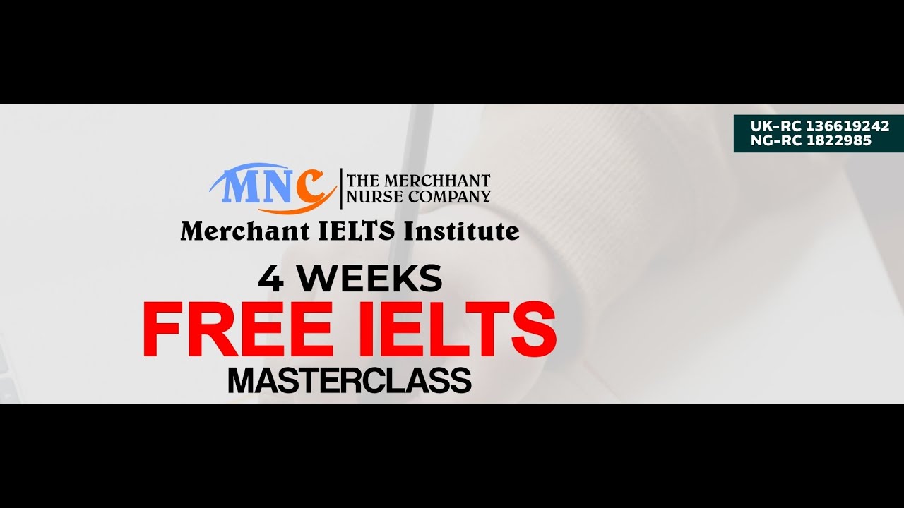 INTRODUCTION TO THE FREE 4 WEEKS IELTS MASTER CLASS - YouTube