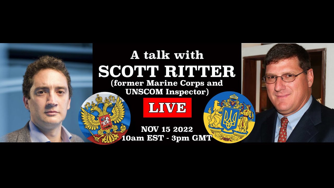 A talk with Scott Ritter (former Marine Corps and UNSCOM Inspector ...
