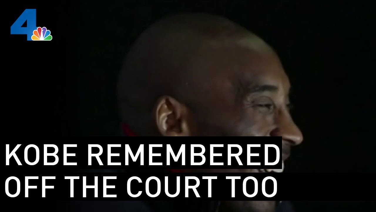 Kobe Bryant's Commitment Off the Court Remembered Fondly | NBCLA - YouTube