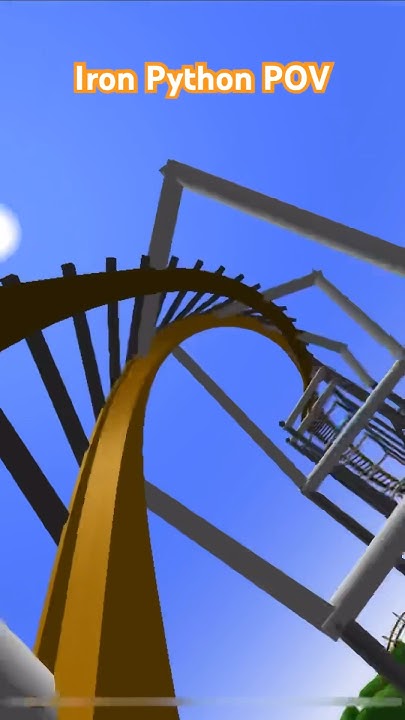 Iron Python POV #rollercoaster #amusementpark #ultimatecoaster2 # ...
