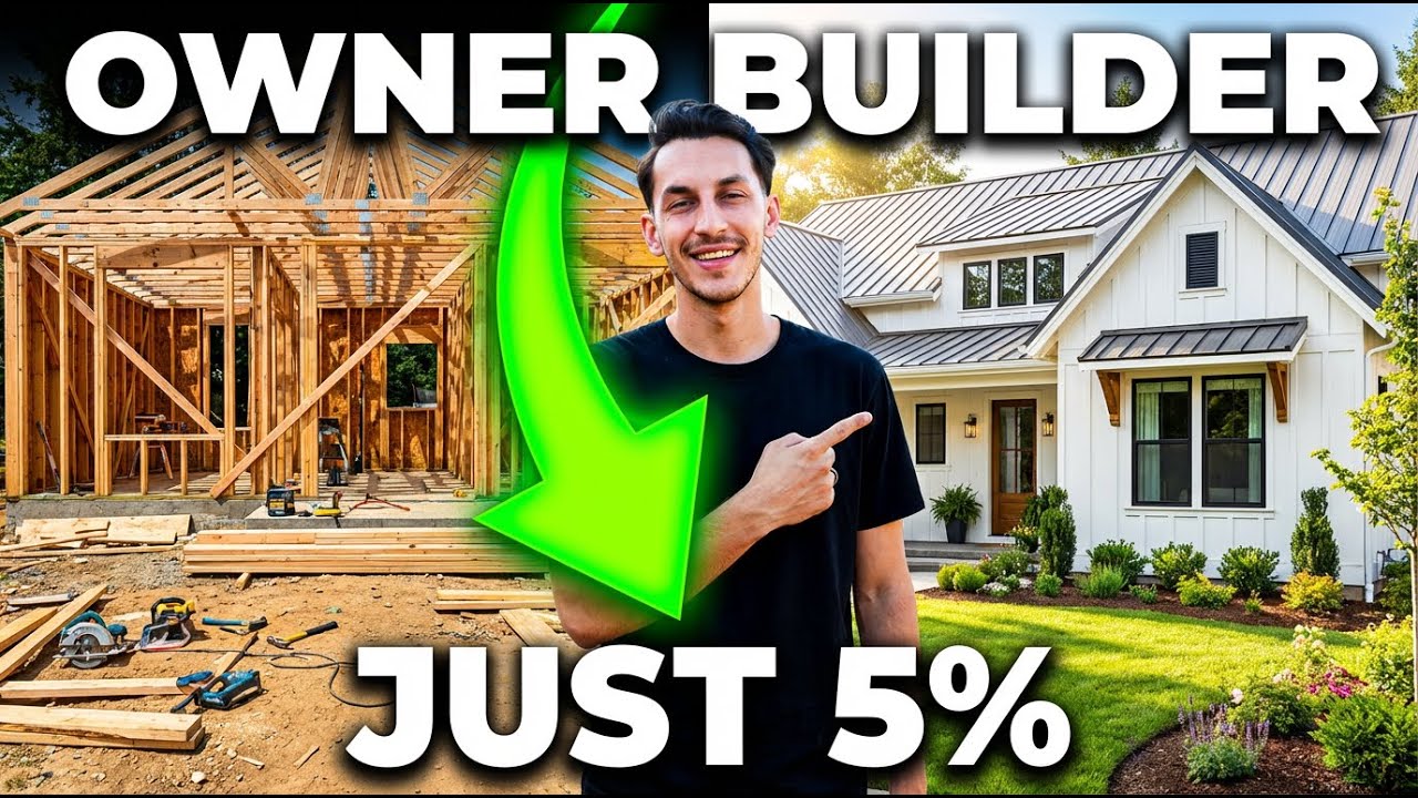 How To Build Your First House As An Owner Builder (Just 5% Down) - YouTube