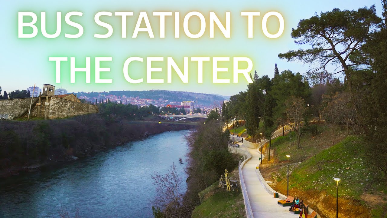🇲🇪 Podgorica - Bus Station To Centre | 4K Walking Tour Montenegro - YouTube