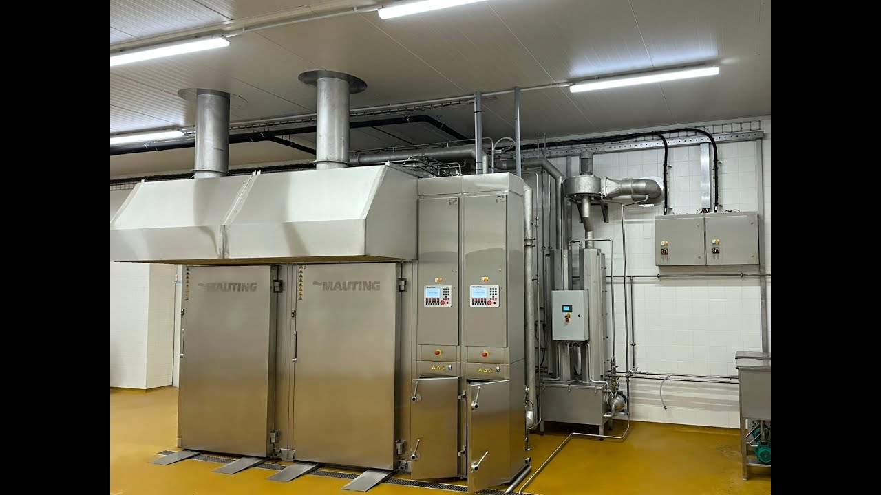 Mauting smoking chambers - Fish processing - YouTube