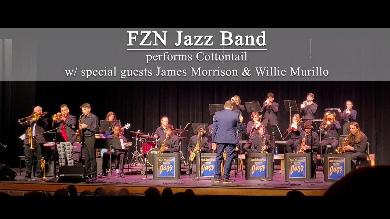 Jan 19 2023 - FZN Jazz Band performs Cottontail w/ special guests James ...