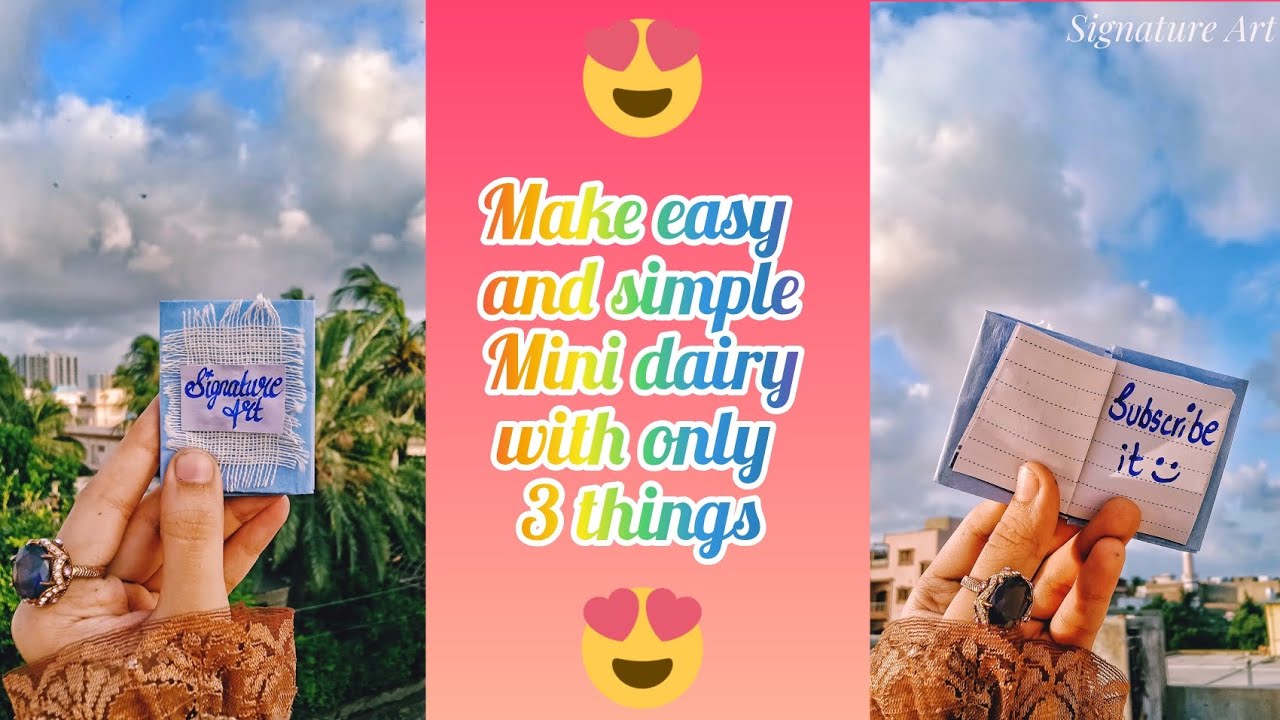 how to make mini dairy at home in simple and easy way.| Signature Art ...