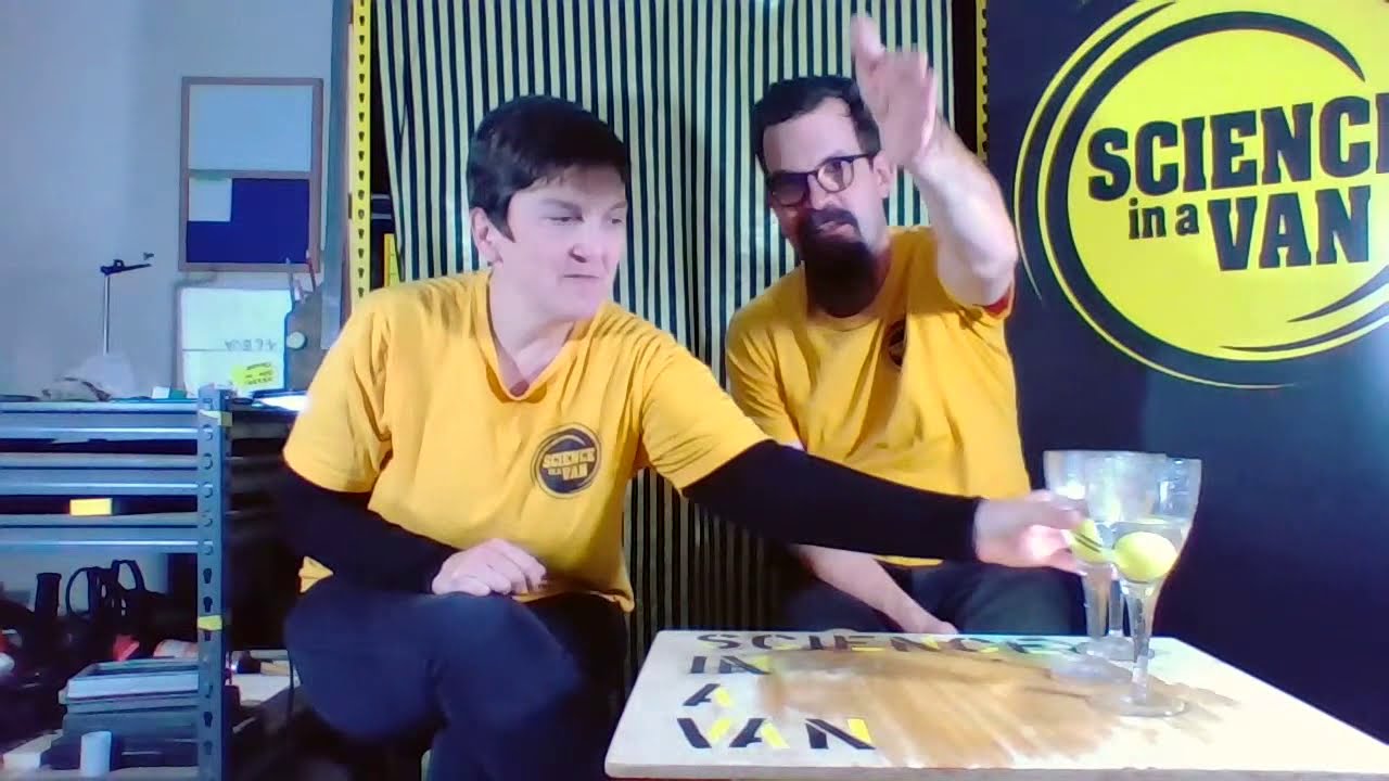 Science in a Van LIVE! Day 22 Science Show : Forces : Experiments - YouTube