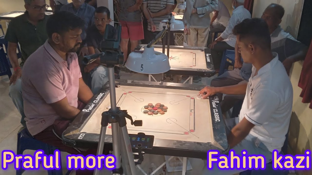 1St SET | PRAFUL MORE VS FAHIM KAZI ROUND 5 MATCH RAMAN CARROM CLUB ...