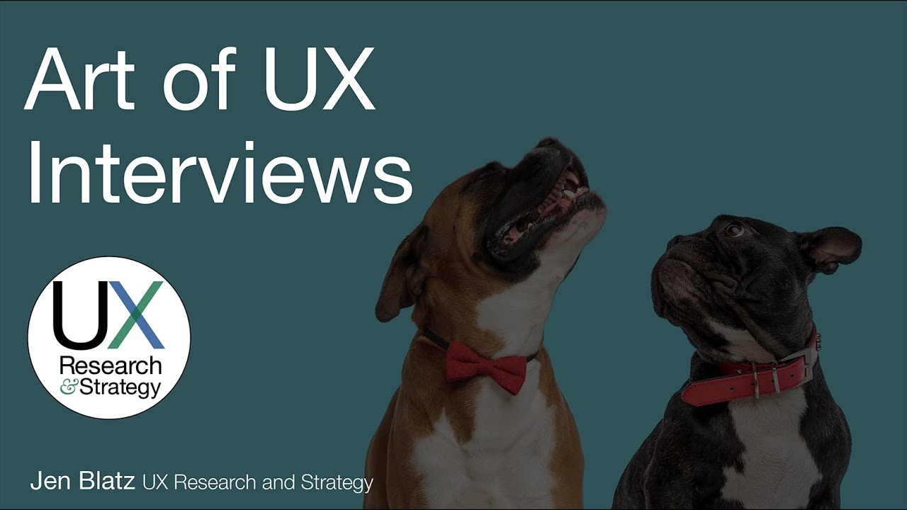 The Art of User UX Interviewing - YouTube
