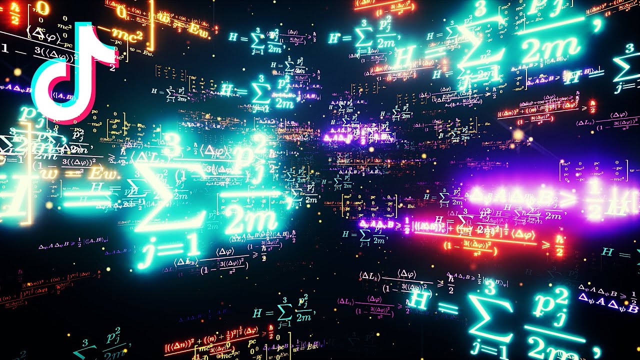 space neon math formulas (4k) Tiktok Background/wallpaper - YouTube